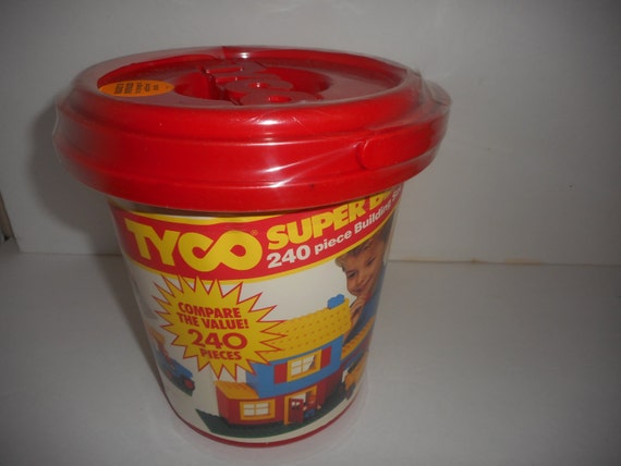 TYCO: SUPER BLOCKS 240 Piece Building Set Vintage by ValtasGoodies