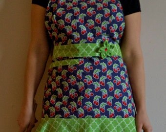 Items similar to One Of A Kind Handmade Gypsy Boho Apron Size Medium 8 ...