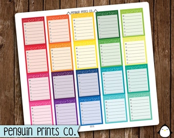 Unique to do list stickers related items | Etsy