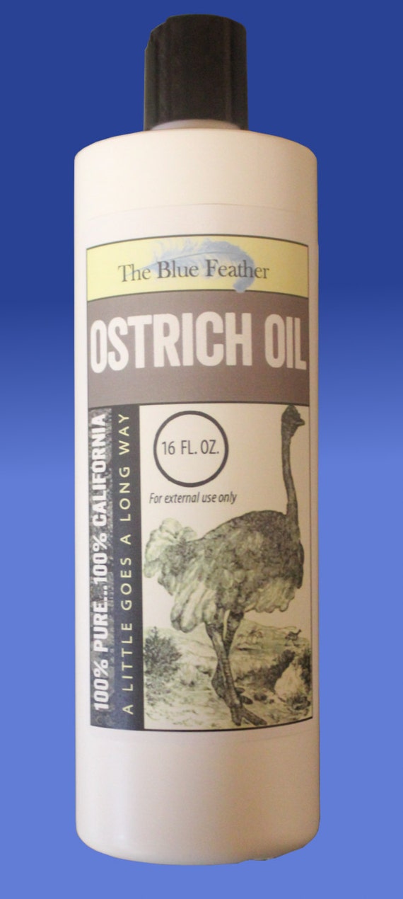 Pure Ostrich Oil 16 oz Made in the USA