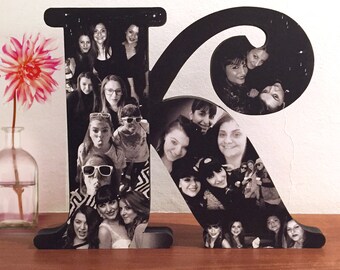 Wife Gift Family Gift Wooden Letter Custom Photo Collage