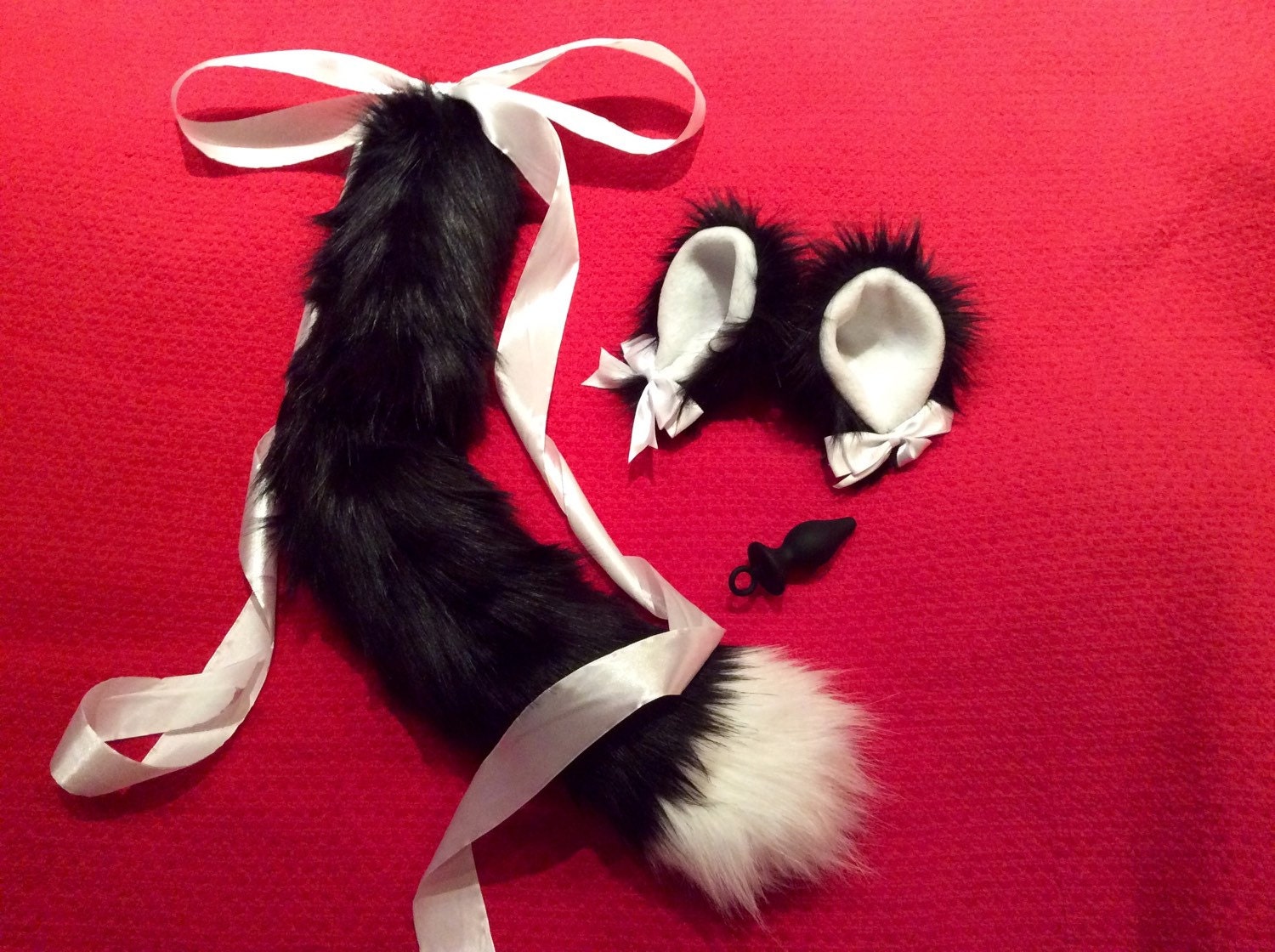 Kitten Play Set Tail Ears Looped Plug Mature