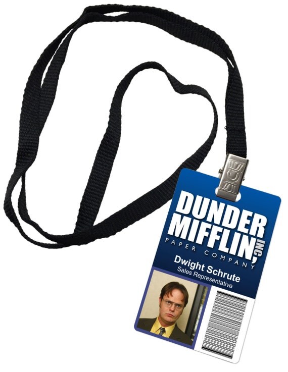 Dwight Schrute Name Tag