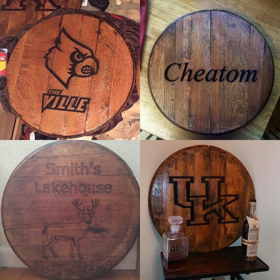 Custom Engraved Barrel Head