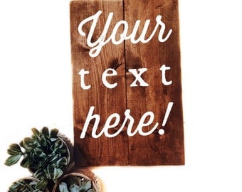 Rustic wood wall art | Etsy