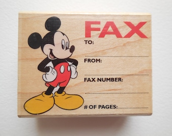 Mickey mouse stamp | Etsy