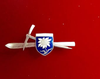 Edelweiss brooch | Etsy