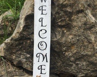 Outdoor welcome sign | Etsy