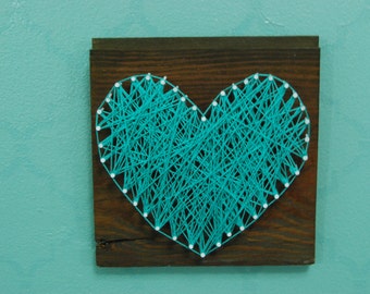 Heart string art | Etsy