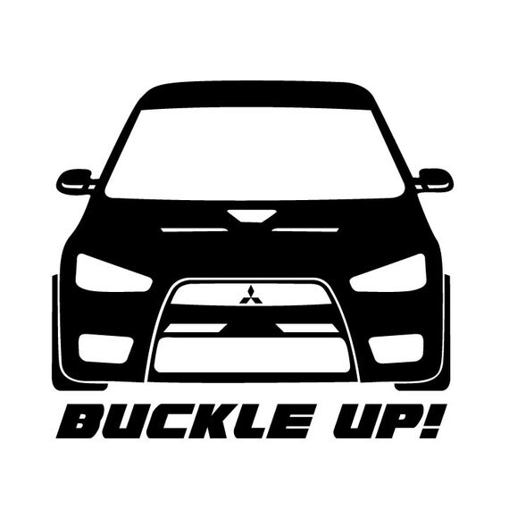 Items similar to Mitsubishi Lancer Evolution / EVO / Car Decal ...