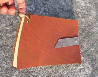Sketchbook / Leather Sketchbook / Drawing Book / by LuckGifts