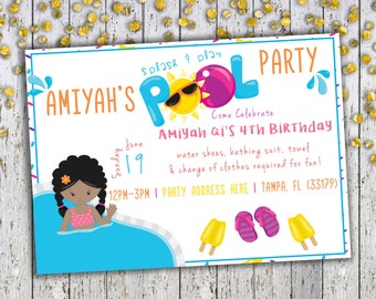 Pool party ideas | Etsy