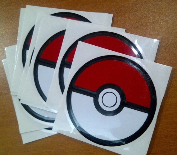 Pokemon Go Pokeball Sticker Vinyl Decal Car Laptop Window
