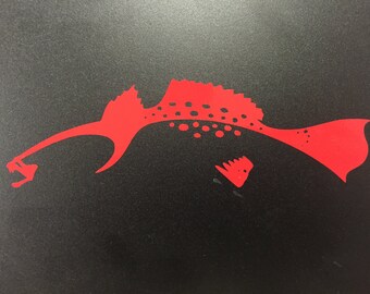 Trout decal | Etsy