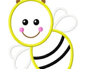 Bumblebee Applique Template Cute Bee Applique Pattern PDF File