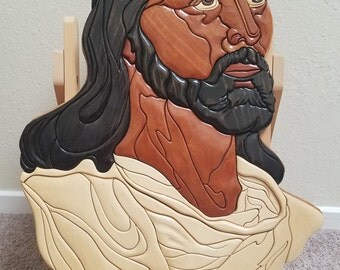 Wooden intarsia | Etsy