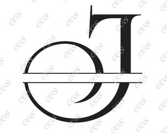 Split j svg | Etsy
