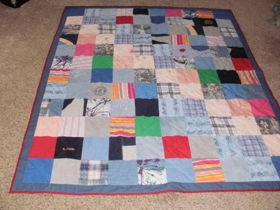 Baby Clothes Memory Quilt