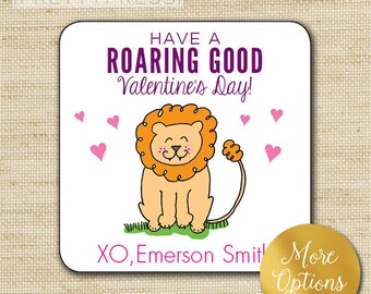 Lion valentine | Etsy