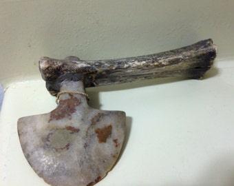 Rare Paleo American Indian Stone Axe Artifact 14000 11000