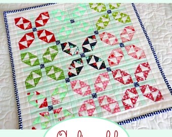 Rainbow Swirl Mini Quilt PDF Pattern