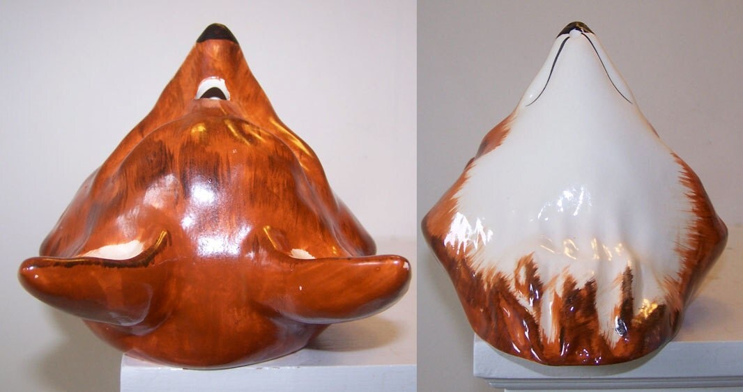 Fox String Holder Babbacombe Pottery Made in England