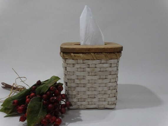 Tissue Basket /Tissue Cover-Tissue Box-Primitive by JGBaskets