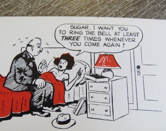 Risque cartoons | Etsy UK