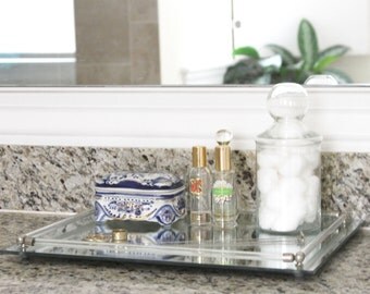 Unique glass vanity tray related items | Etsy