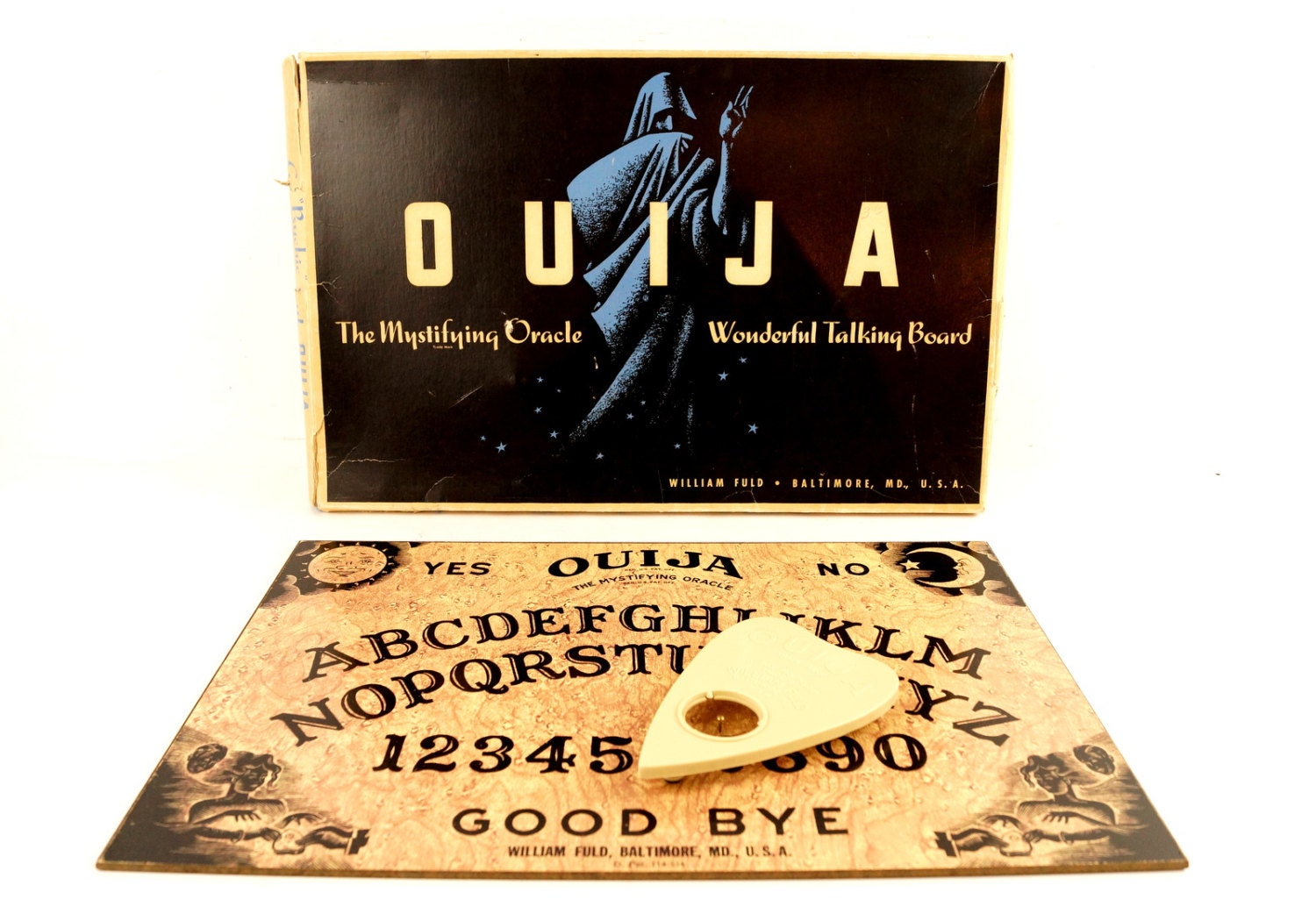 Vintage Original Ouija Board by William Fuld Wonderful