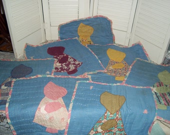 Vintage cutter quilt | Etsy