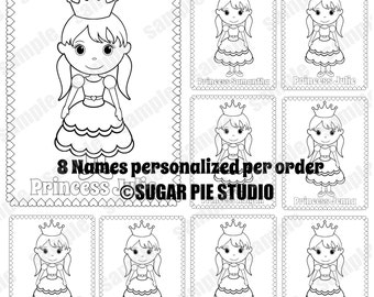 Personalized Printable Birthday Cupcake cup cake by SugarPieStudio