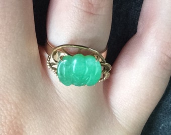 Jade ring | Etsy