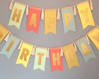 Items similar to Keep Calm And Party On custom colors banner on Etsy