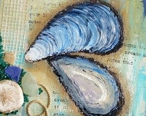 Unique mussel shells related items | Etsy