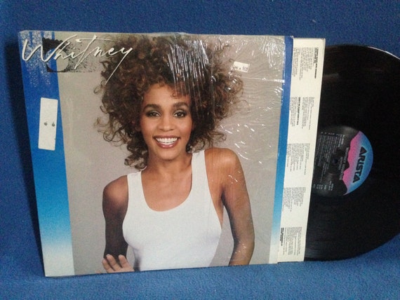 Vintage, Whitney Houston - "Whitney", Vinyl LP, Record Album, Original 1987 Press, Soul R&B Diva ...