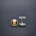 Star Wars cufflinks JEDI ORDER logo Maple wood mens cuff
