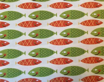 Fishing fabric | Etsy