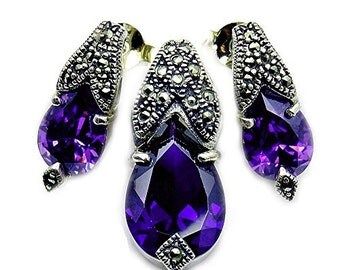 Marcasite jewelry | Etsy