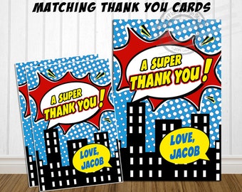 INSTANT DOWNLOAD Editable Superhero Party Sign by OurSecretPlace