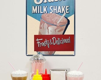 Milkshake sign | Etsy