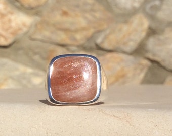 Large stone ring | Etsy