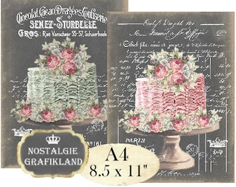 Unique cake transfer related items | Etsy