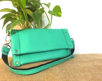 Handmade handbags incorporating upcycled by SpringGreenHandbags