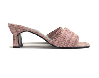 Snakeskin mules | Etsy