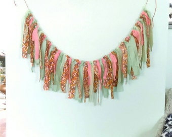 Fabric strip banner | Etsy