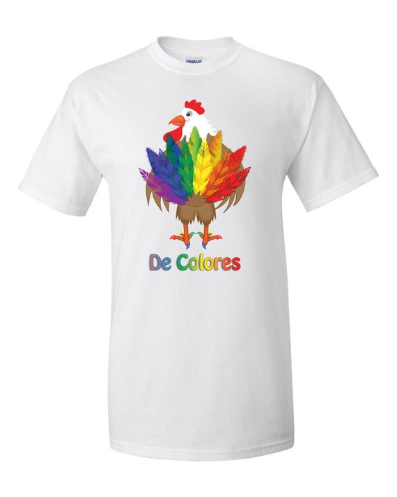 De Colores Rooster Looking Back T-Shirt