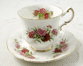 Paragon 'Primula Tea Cup and Saucer Purple with by TheAcreage