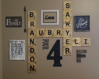 Scrabble tile name | Etsy