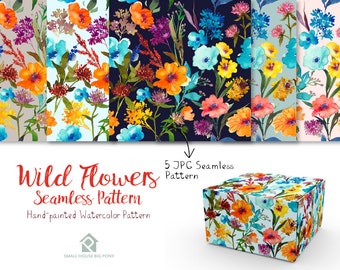 Digital Clipart Watercolor Flower Clipart by SmallHouseBigPony